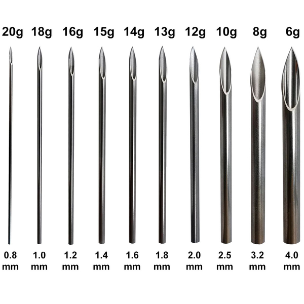 100 pcs Piercing Needles