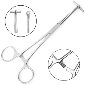 Septum Forceps with external pipes